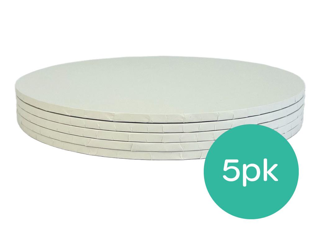 White 8" Cake Board 6mm - 5pk – Sweet Pea Parties