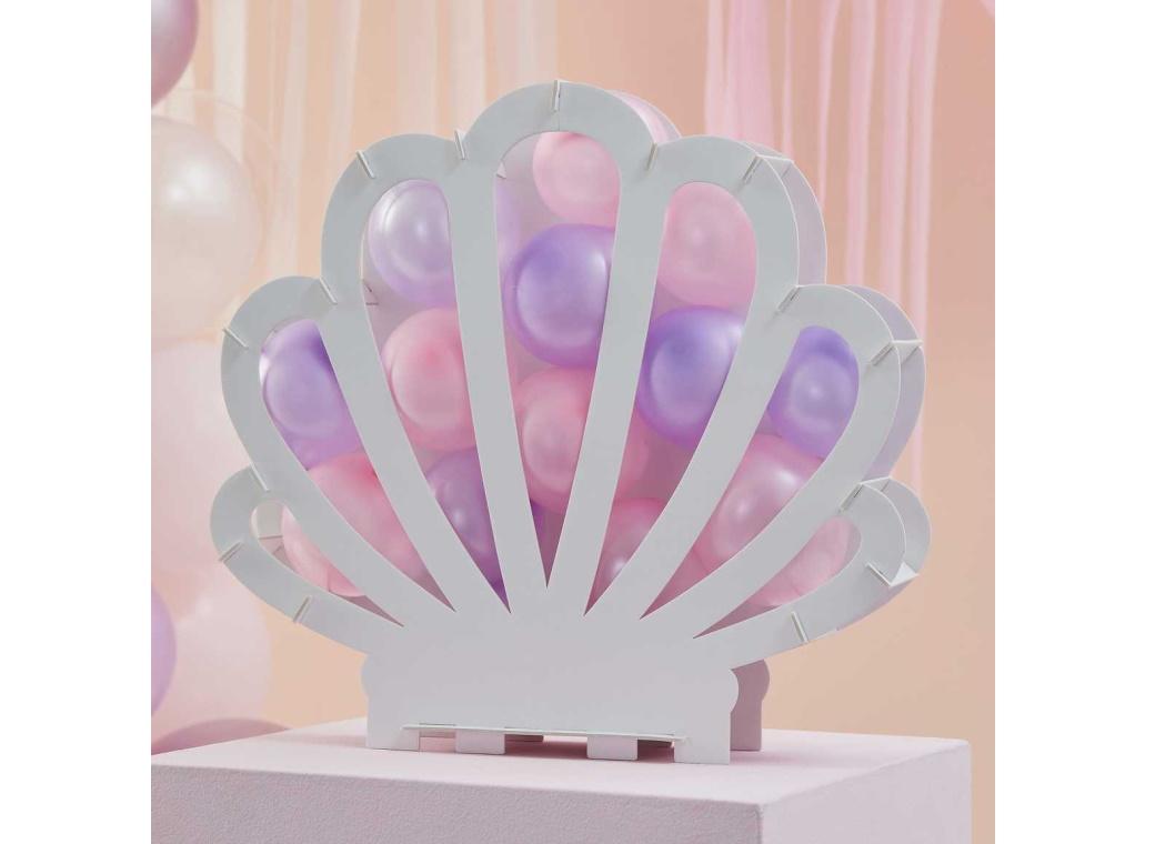 Mermaid Shell Balloon Mosaic Stand – Sweet Pea Parties