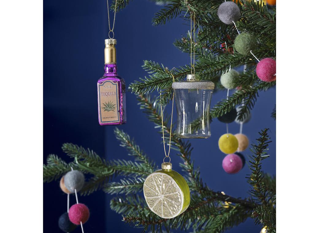 Merry & Bright Tequila Tree Decorations Set of 3 – Sweet Pea Parties