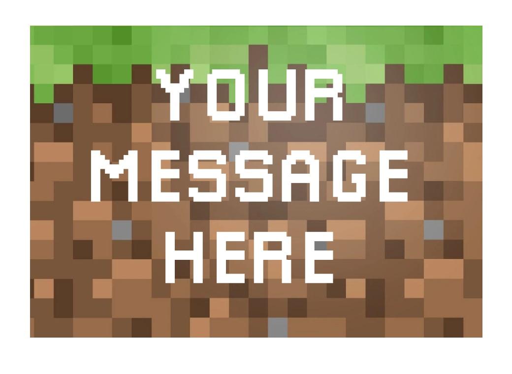 Edible Icing Image - Pixels A4 – Sweet Pea Parties