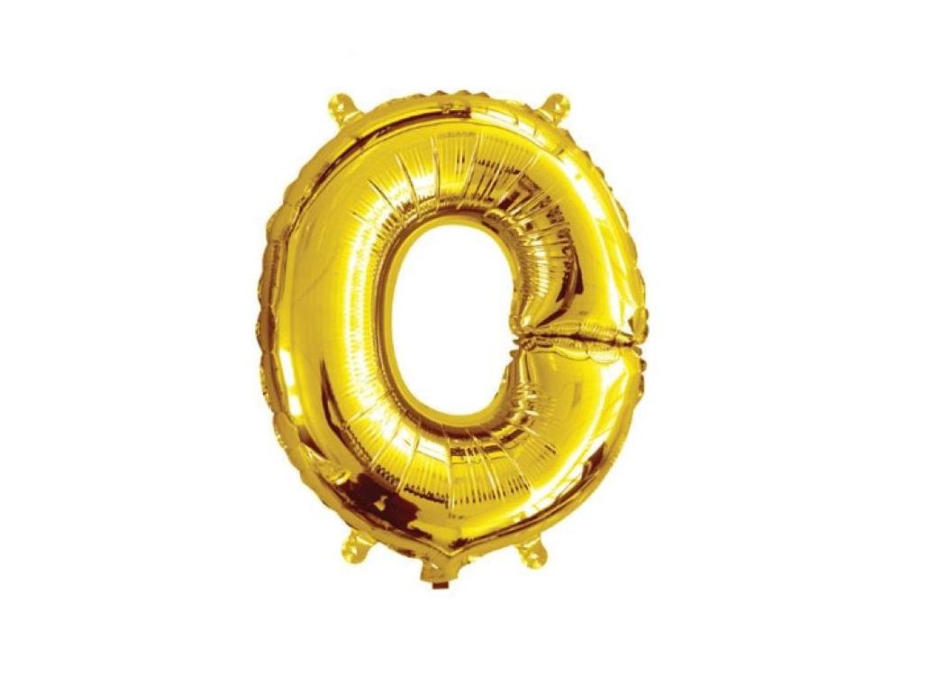 Mini Gold Foil Balloon - Letter O – Sweet Pea Parties