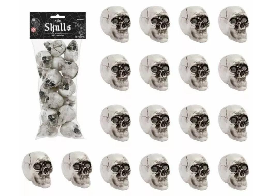 Mini Skull Decorations 18pk – Sweet Pea Parties