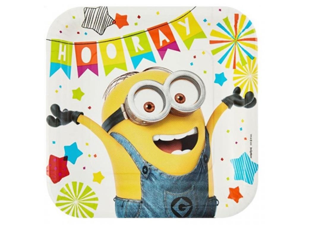 Minions Dinner Plates 8pk – Sweet Pea Parties