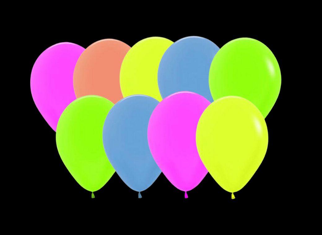 Neon 12cm Balloons 50pk – Sweet Pea Parties