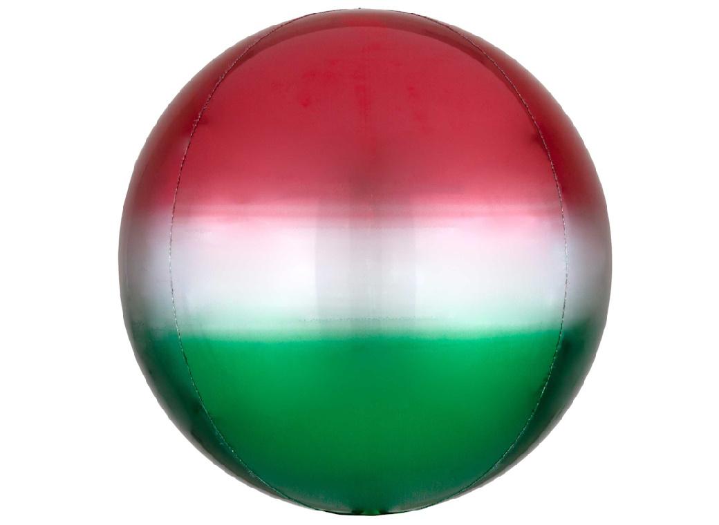 Ombre Orbz Balloon - Red & Green – Sweet Pea Parties