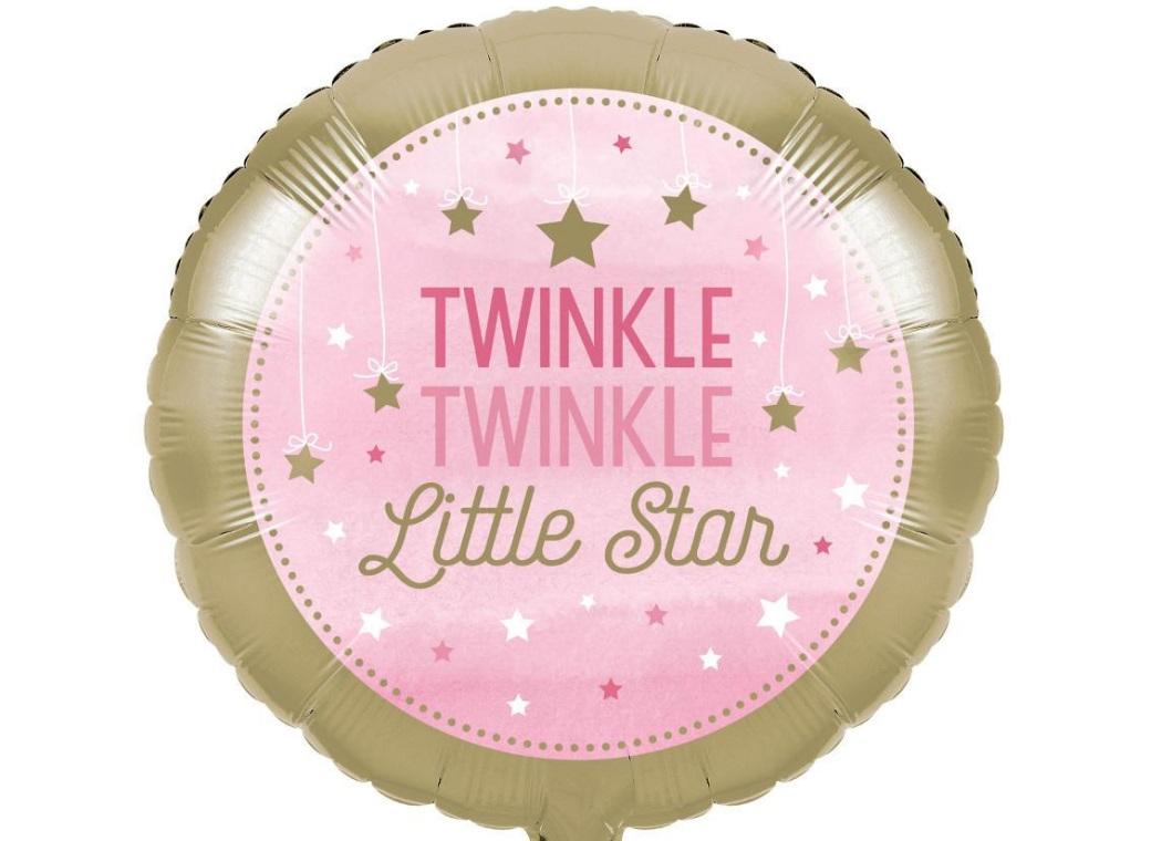 One Little Star Girl Foil Balloon – Sweet Pea Parties