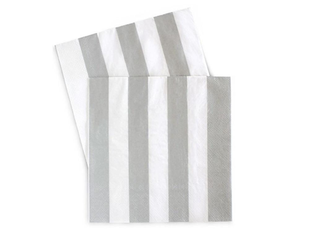 Paper Eskimo Napkins - Silver Sundae – Sweet Pea Parties