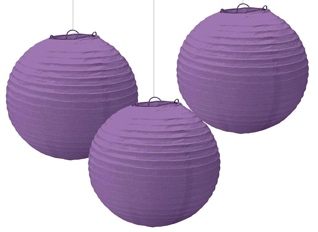 Paper Lanterns 3pk Purple – Sweet Pea Parties
