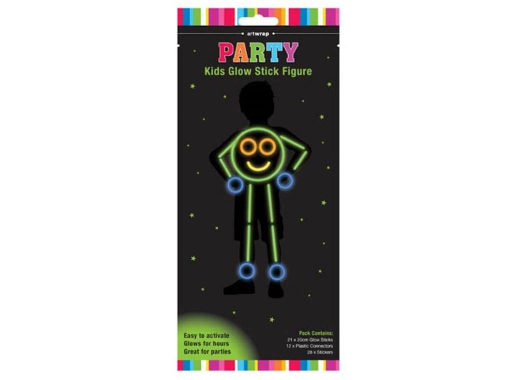 Party Glow Kids Stick Figure Boy – Sweet Pea Parties