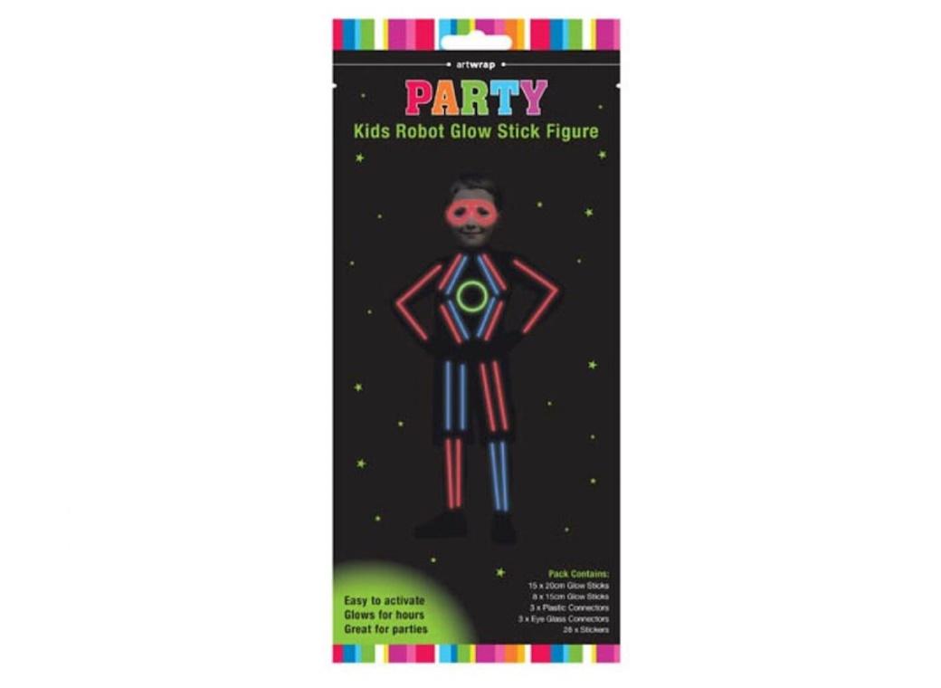 Party Glow Kids Stick Figure Robot – Sweet Pea Parties