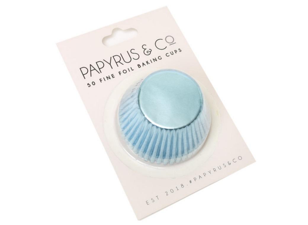 Pastel Blue Foil Cupcake Cases 50pk – Sweet Pea Parties