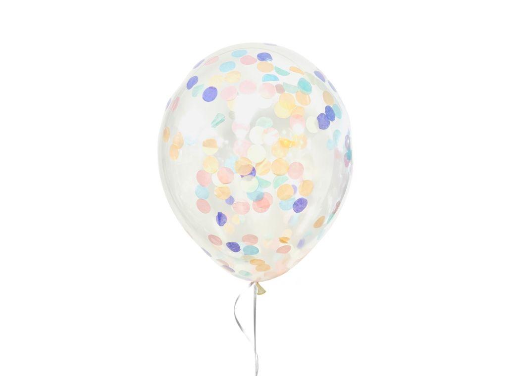 Pastel Rainbow Confetti Balloon - Single – Sweet Pea Parties