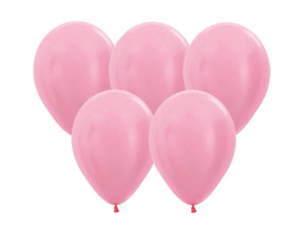 Pearl Satin Pink Balloons - 25pk – Sweet Pea Parties