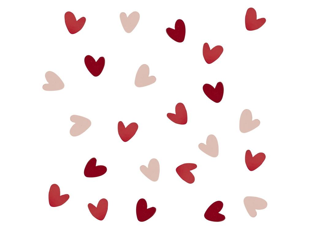 Pink & Red Heart Confetti – Sweet Pea Parties