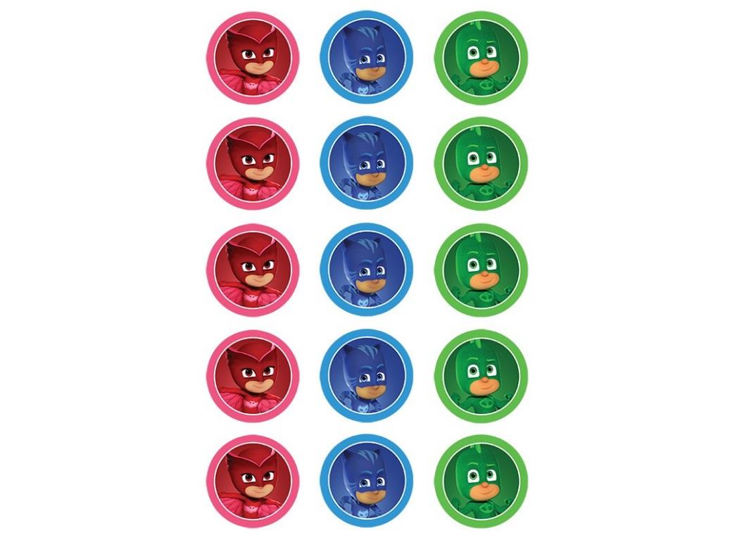 Edible Icing Cupcake Images - PJ Masks – Sweet Pea Parties