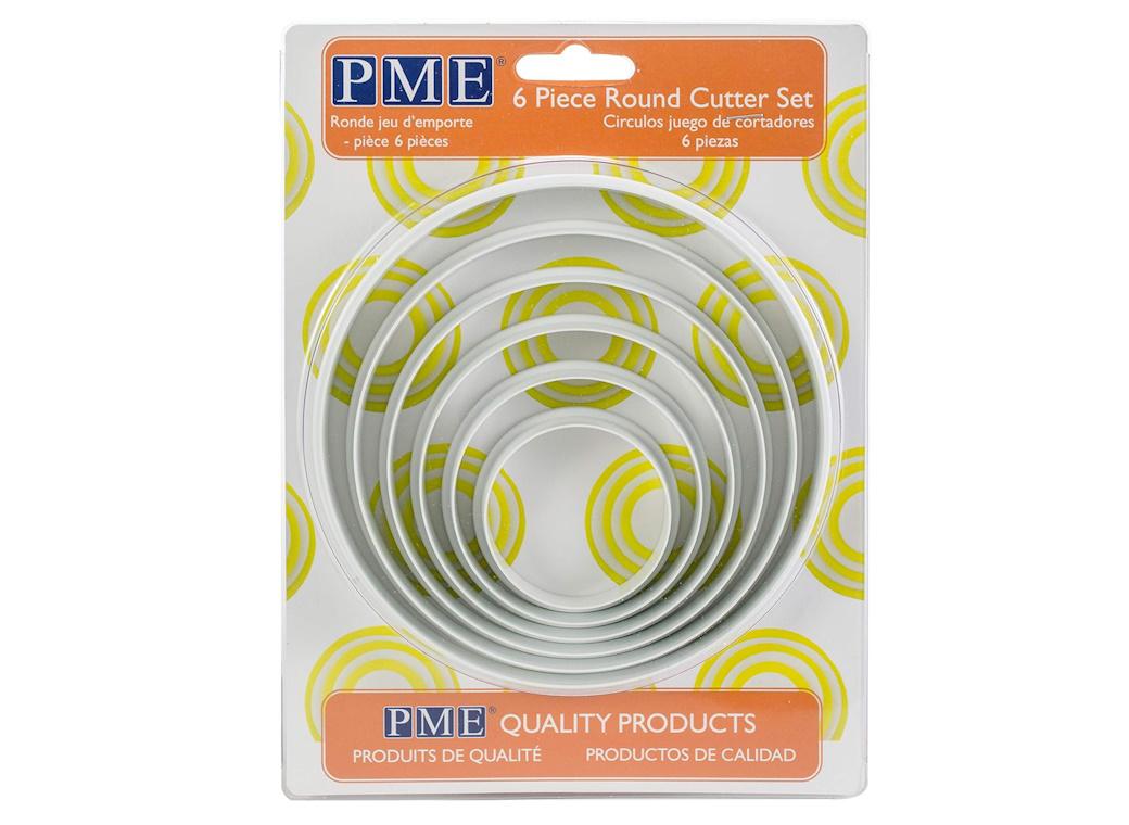PME Round Cutters 6pce Set – Sweet Pea Parties