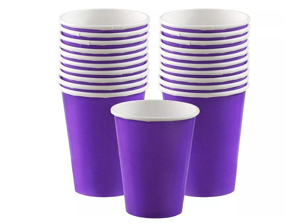 Paper Cups 20pk - Purple – Sweet Pea Parties