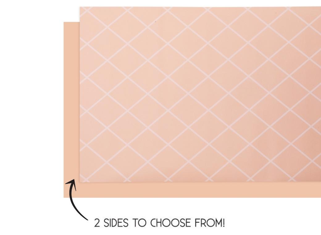 Reversible Table Runner - Peach – Sweet Pea Parties