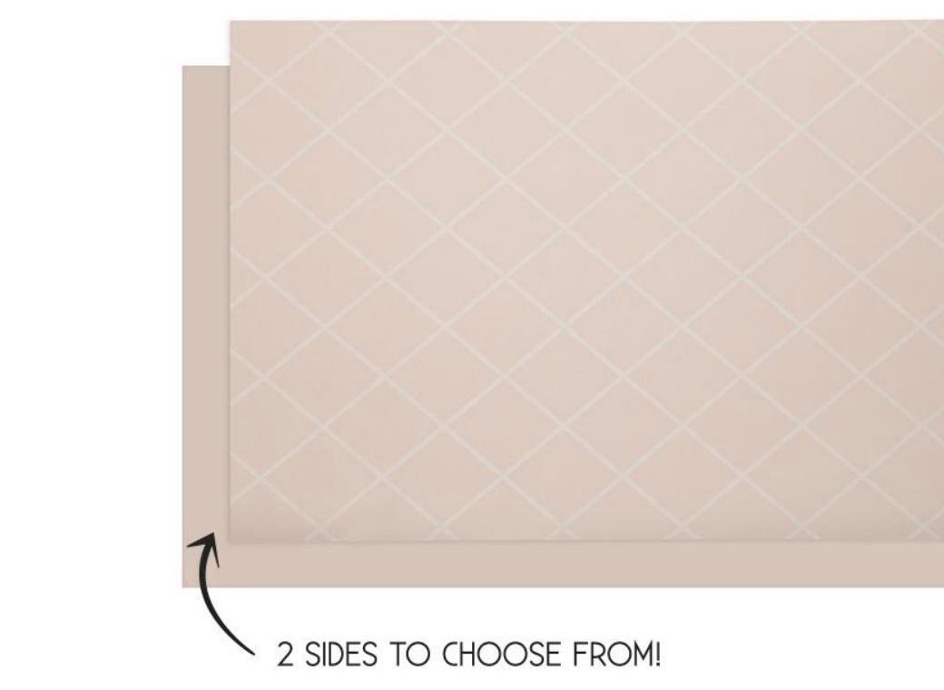 Reversible Table Runner - White Sand – Sweet Pea Parties