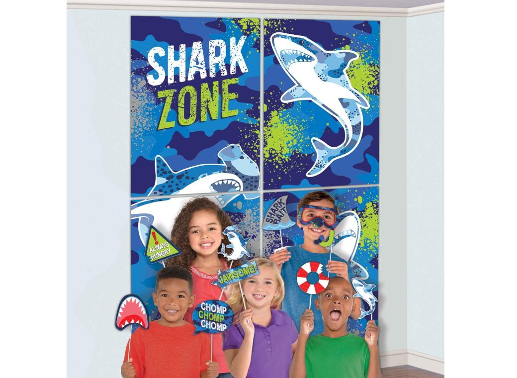 Shark Party Scene Setter & Photo Props – Sweet Pea Parties