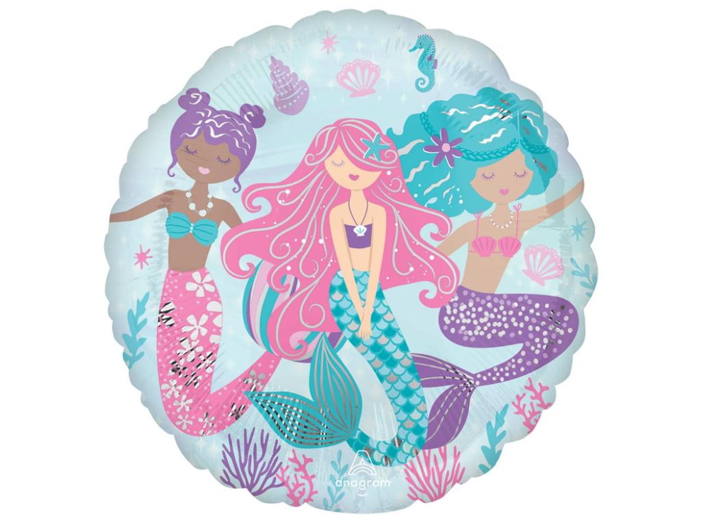 Shimmering Mermaid Foil Balloon – Sweet Pea Parties