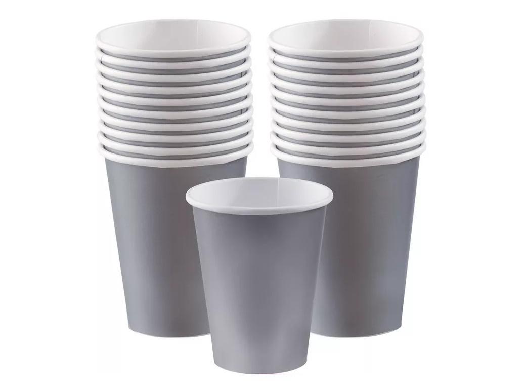 Paper Cups 20pk - Silver – Sweet Pea Parties