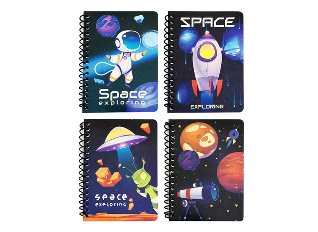 Space Spiral Notebook – Sweet Pea Parties
