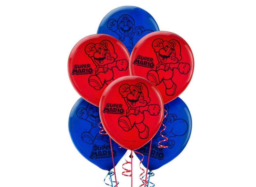 Super Mario Balloons 6pk – Sweet Pea Parties