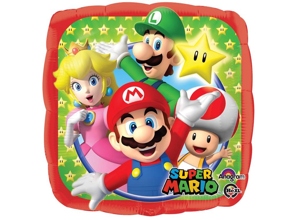 Super Mario Foil Balloon – Sweet Pea Parties