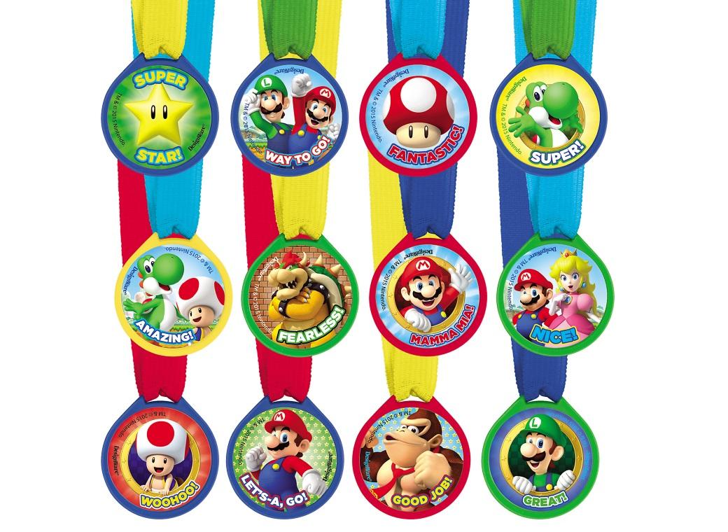 Super Mario Mini Award Medals 12pk – Sweet Pea Parties
