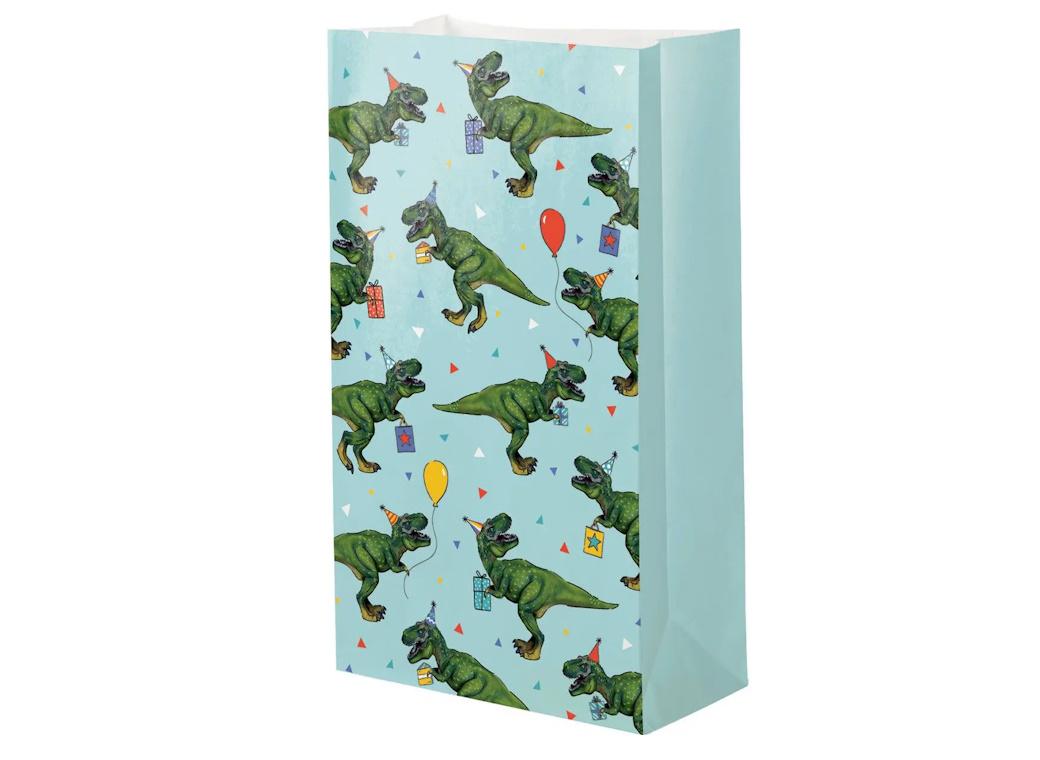 T-Rex Dinosaur Party Treat Bags 8pk – Sweet Pea Parties