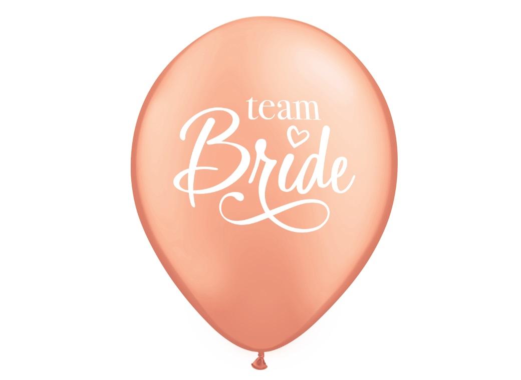 Team Bride Rose Gold Balloon – Sweet Pea Parties