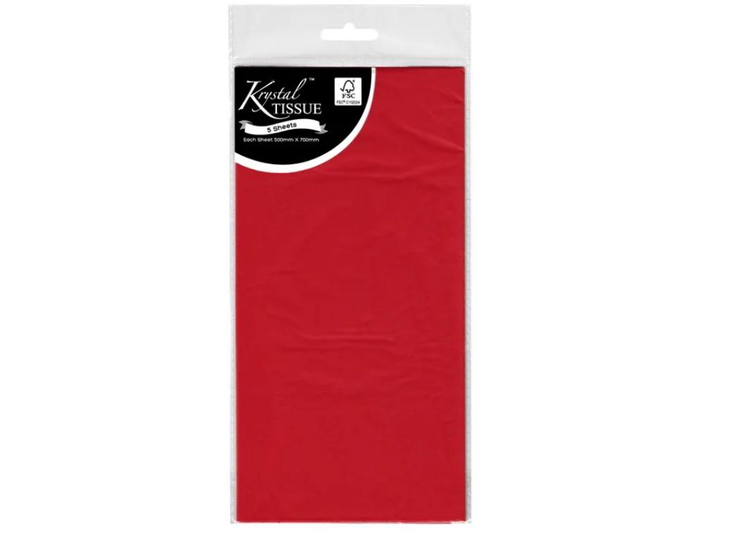 Tissue Paper 5 Sheets - Red – Sweet Pea Parties