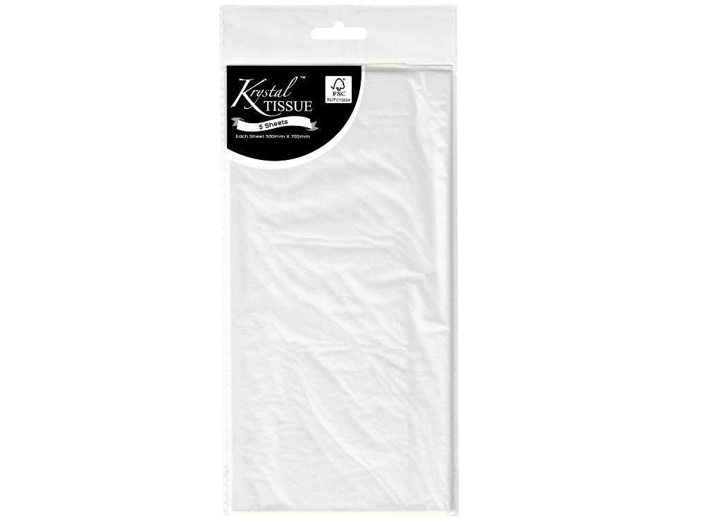 Tissue Paper 5 Sheets - White – Sweet Pea Parties