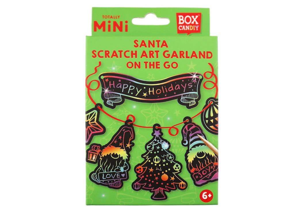 Totally Mini Santa Scratch Art Garland Set – Sweet Pea Parties