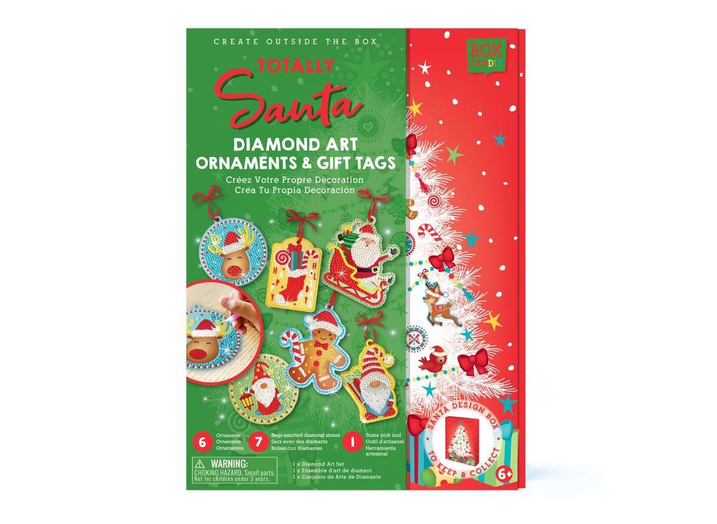 Totally Santa Diamond Art Ornaments & Gift Tags Set – Sweet Pea Parties