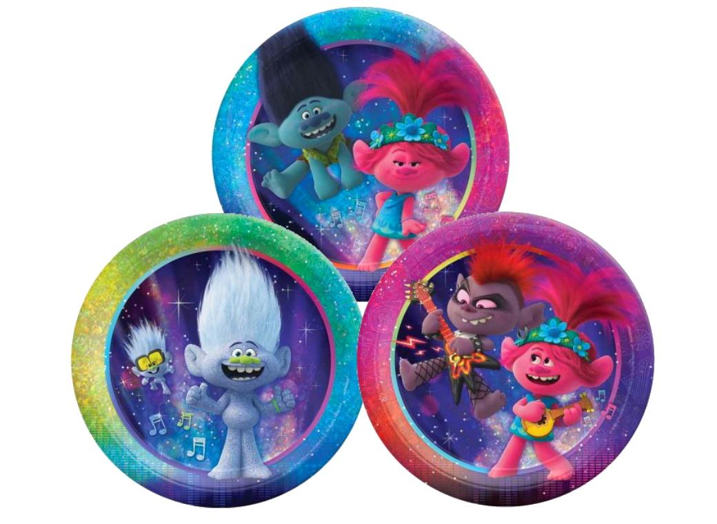 Trolls World Tour Lunch Plates 8pk – Sweet Pea Parties