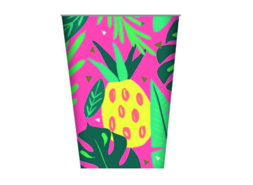 Tropical Party Cups 8pk – Sweet Pea Parties