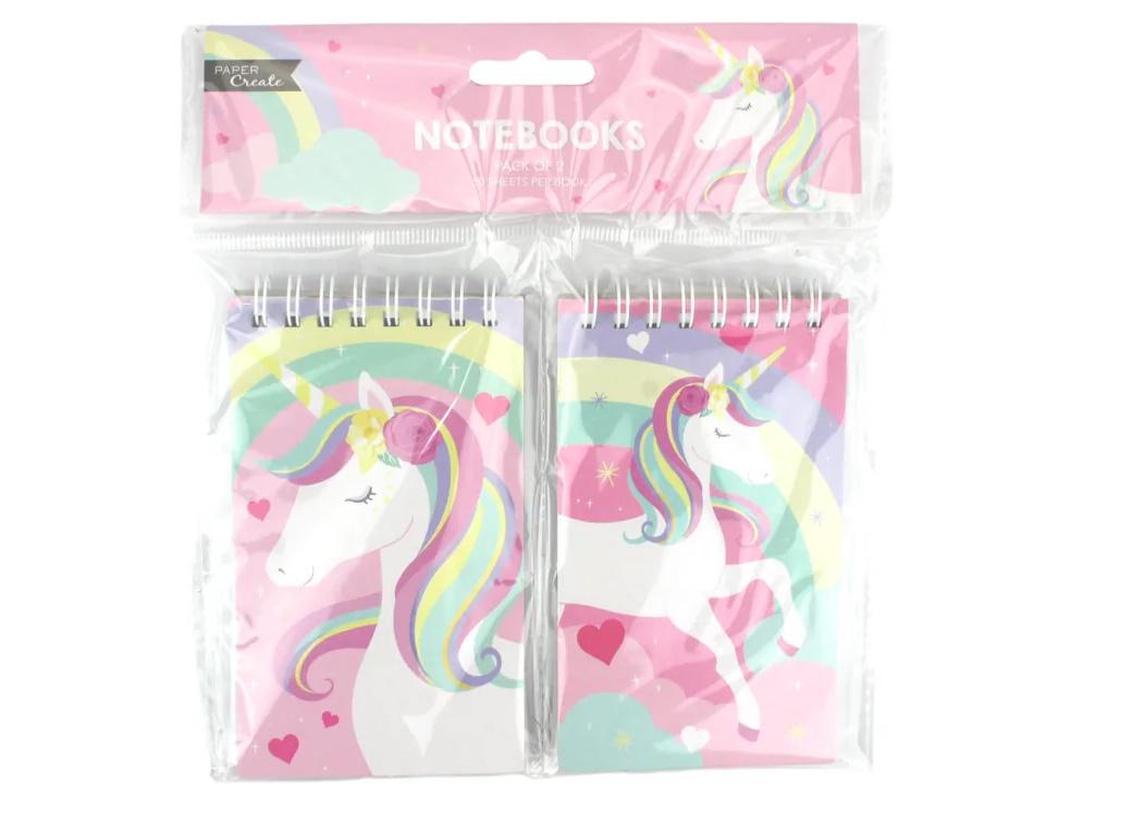 Unicorn Notebooks 2pk – Sweet Pea Parties