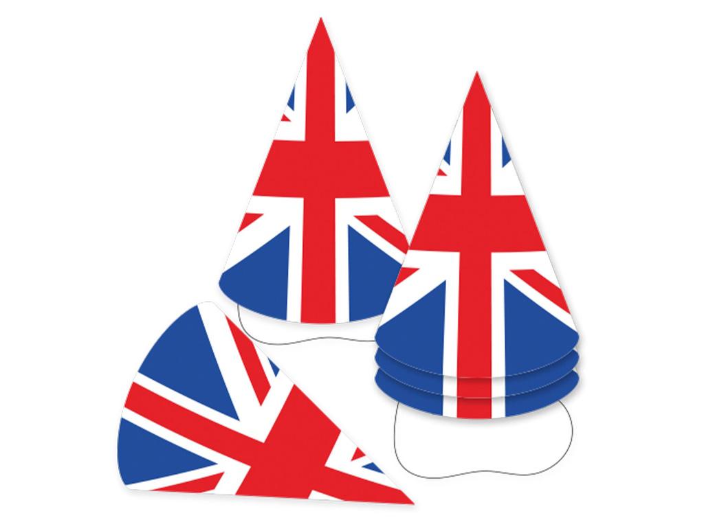 Union Jack Party Hats 6pk – Sweet Pea Parties