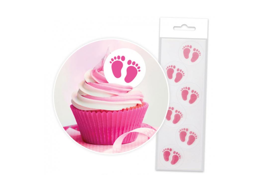 Wafer Baby Feet - Pink – Sweet Pea Parties