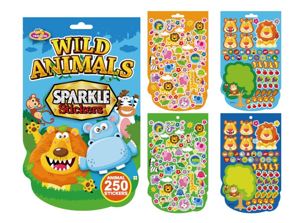 Wild Animals Sticker Book – Sweet Pea Parties