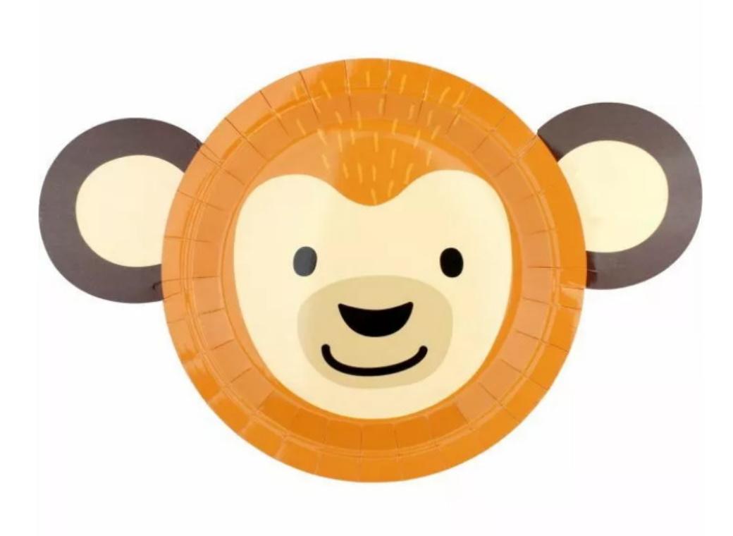 Wild Jungle Monkey Lunch Plates 8pk – Sweet Pea Parties